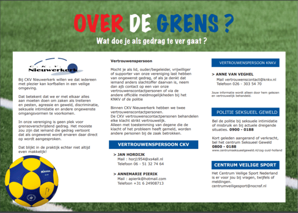 Vertrouwenspersoon CKV Nieuwerkerk - CKV Nieuwerkerk